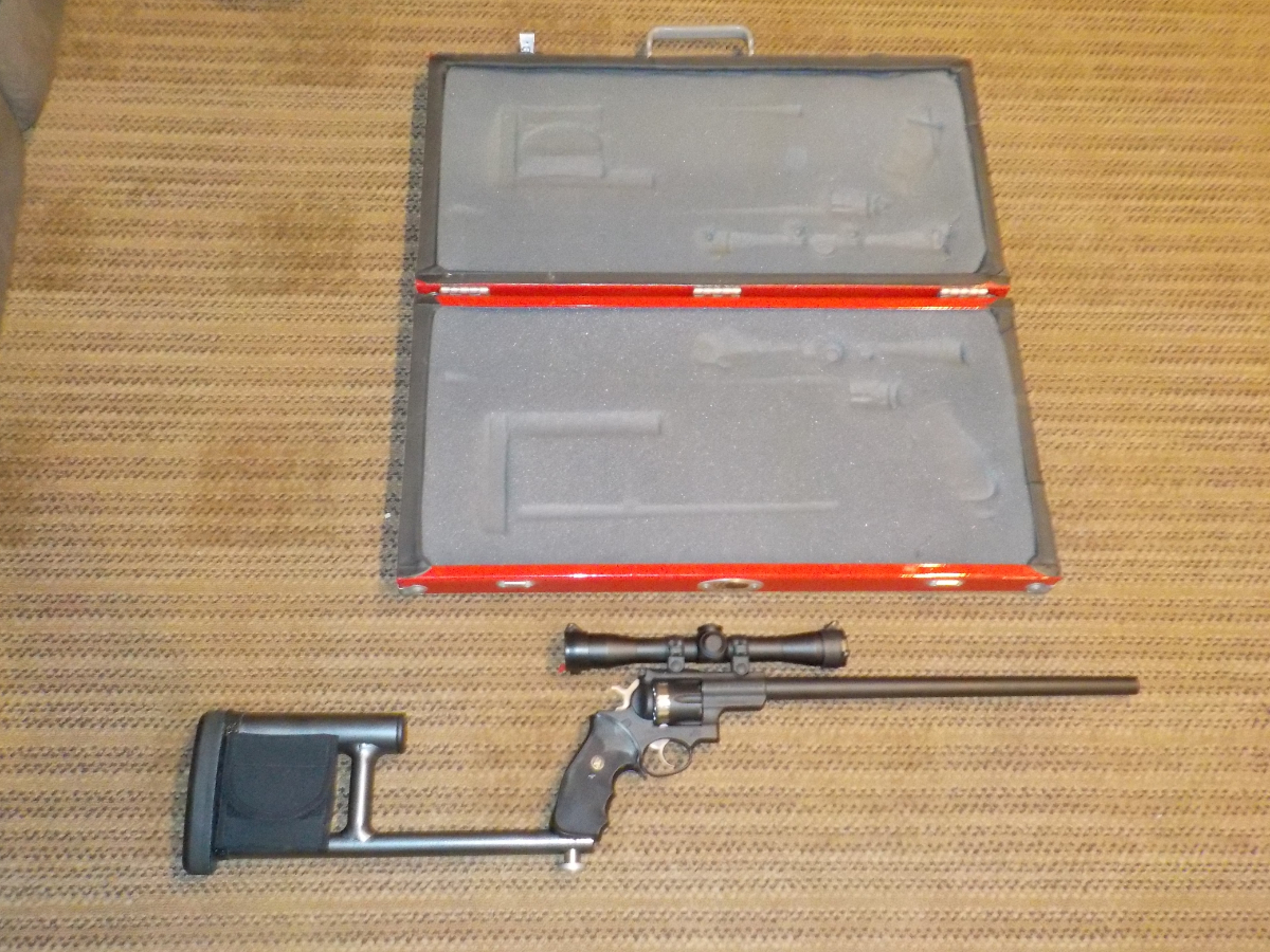 RUGER SUPER REDHAWK 44MAG CUSTOM RIFLE WITH SHILEN BARREL AND TAKE DOWN ...