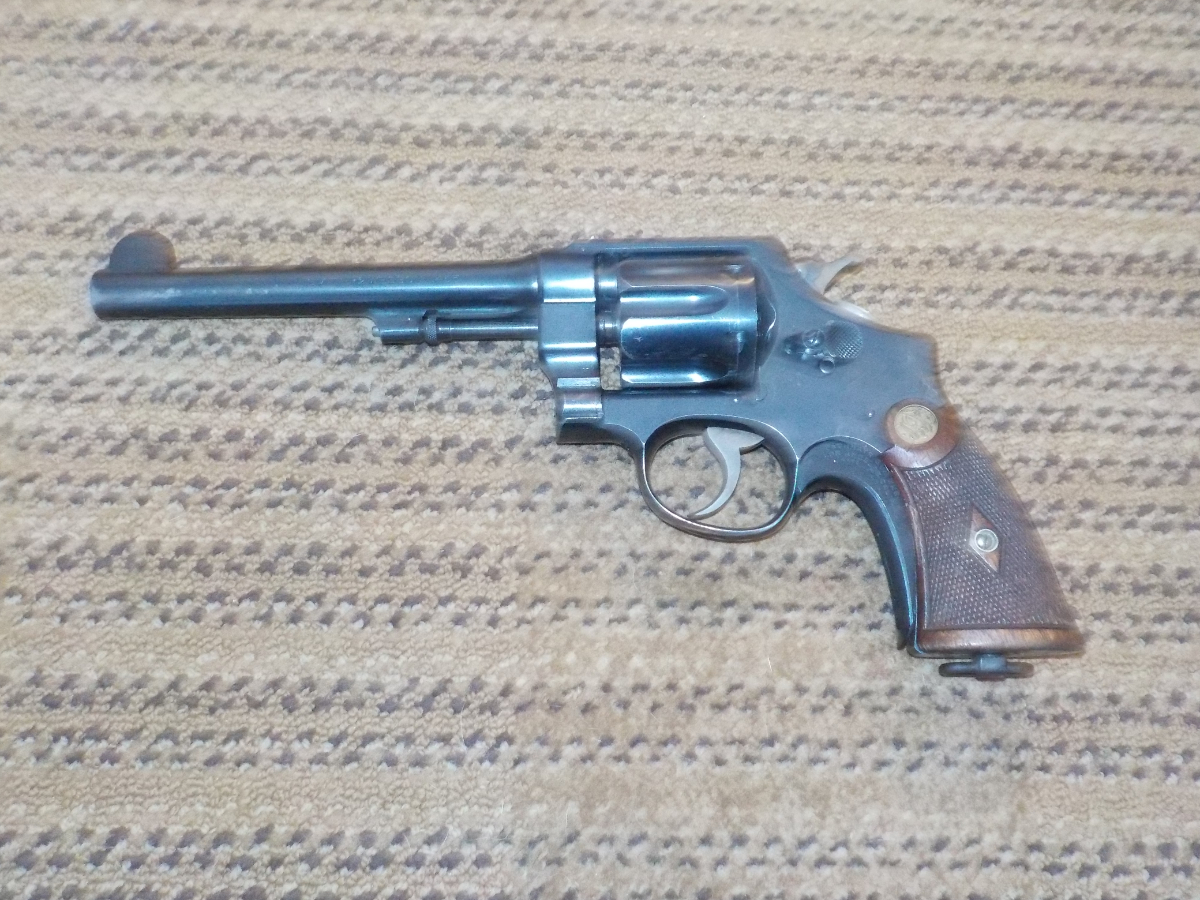 SMITH & WESSON .44 HAND EJECTOR .445 WEBLY BRITSH PROOFS .455 Webley ...