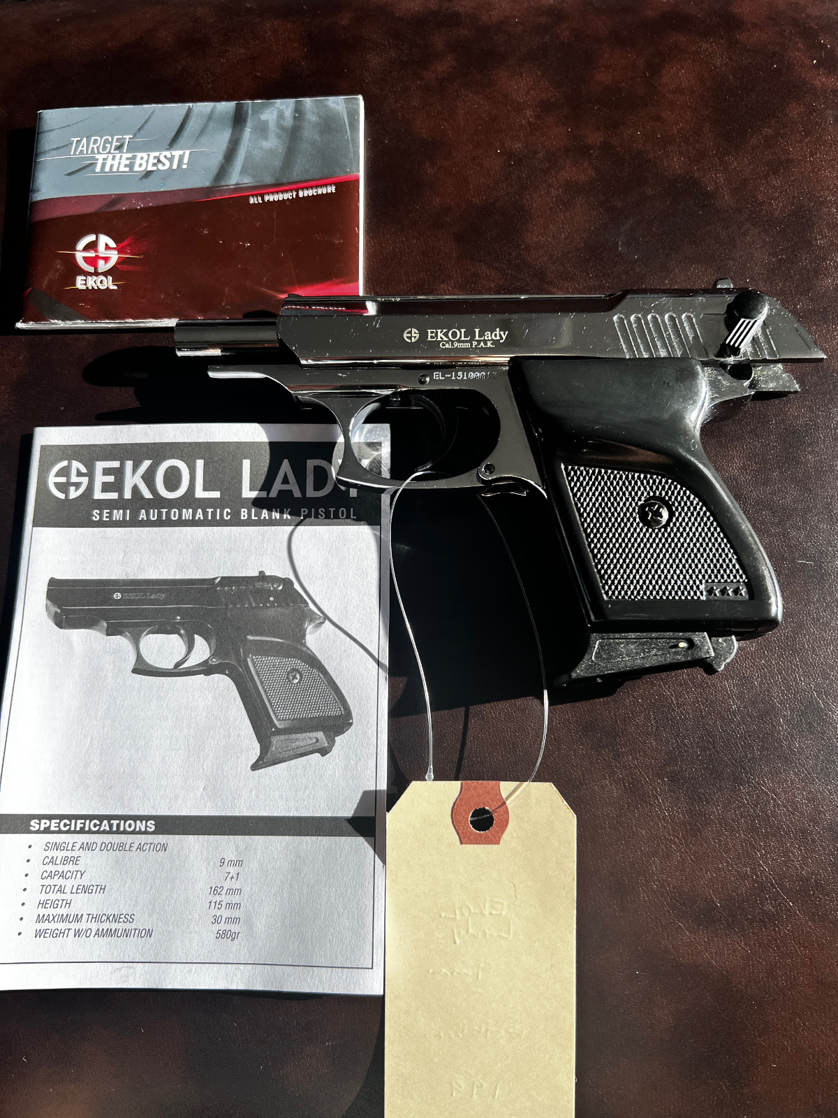 Voltran Ekol EKOL Lady 9mm compact pistol 7+1 capacity 3.5 barrel 9mm ...