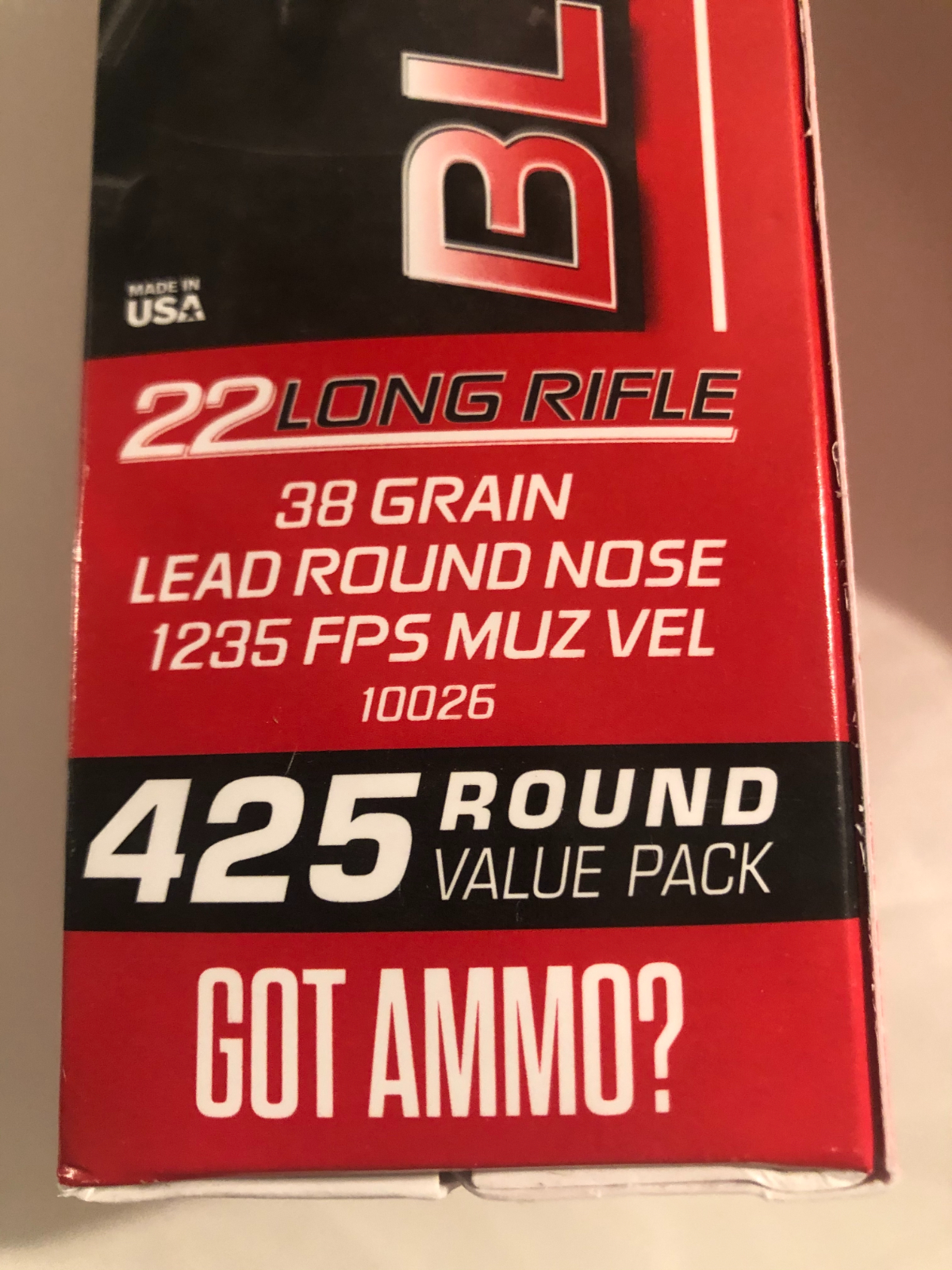 CCI Ammunition 425 rounds - 22 Long Rifle 38gr Lead Round Nose ...