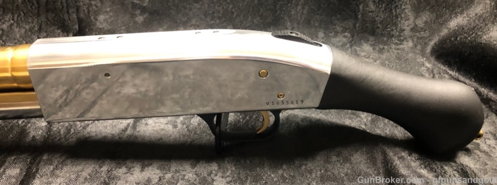 CUSTOM 24KT GOLD AND NICKEL MOSSBERG SHOCKWAVE 12GA 14" SHOTGUN 12 GA ...