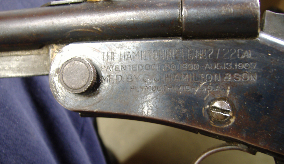 Hamilton Rifle Co. Model 27 single shot rifle .22 LR 16877905 ...
