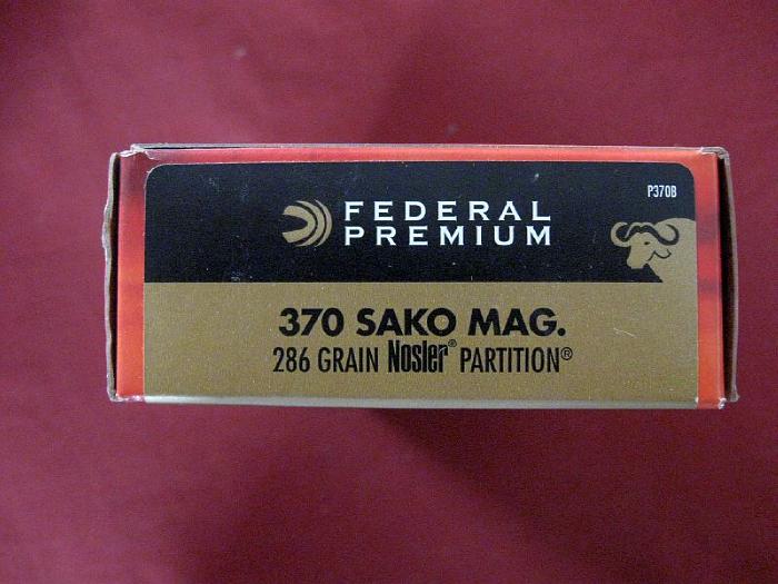FEDERAL 370 SAKO MAGNUM Rifle Cartridges 13242305 - GunAuction.com