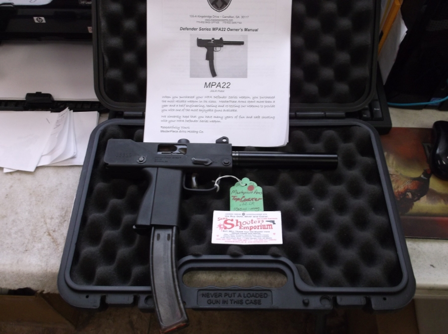 Masterpiece Arms Mpa22 Defend 8" Hvy Barrel 30 Round Mag (B7835-17) .22 ...