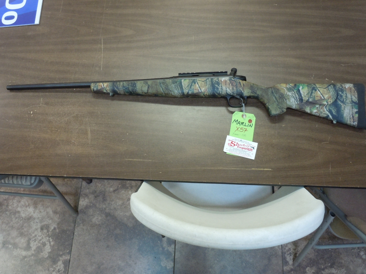Marlin Firearms Model X57 Tree Camo Composite Stock 22" Barrel With ...