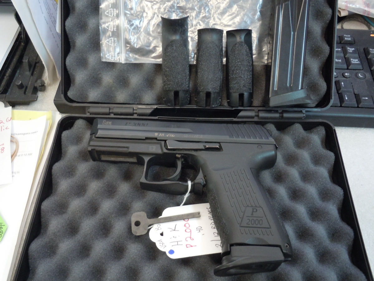 Heckler & Koch Model P2000 Compact Original Hard Case, Key For Lock Out ...