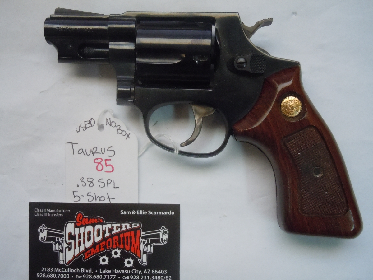 Taurus Model 85 5-Shot Wood grips 2" Barrel Case Hardened Hammer ...