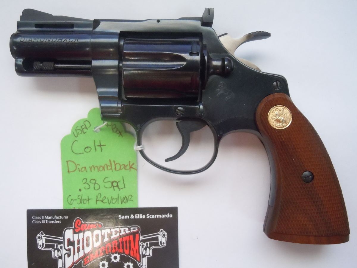 Colt Model Diamondback 2 1/2" Royal Blued barrel Very clean no cylinder ...