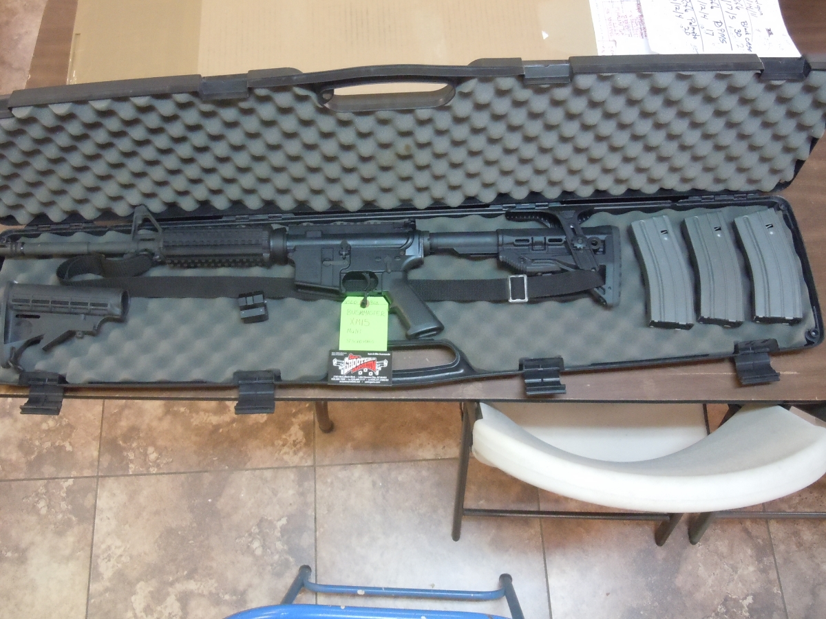 Bushmaster Model XM15-E2S GL-Shock 5 position butt stock W adjustable ...