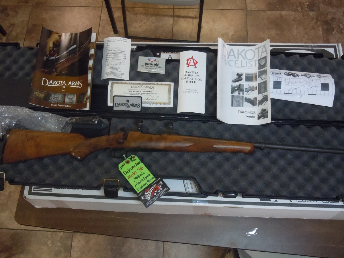 Dakota Arms Model 76 Alpine Grade .308 factory scope mounts, 21" Barrel ...