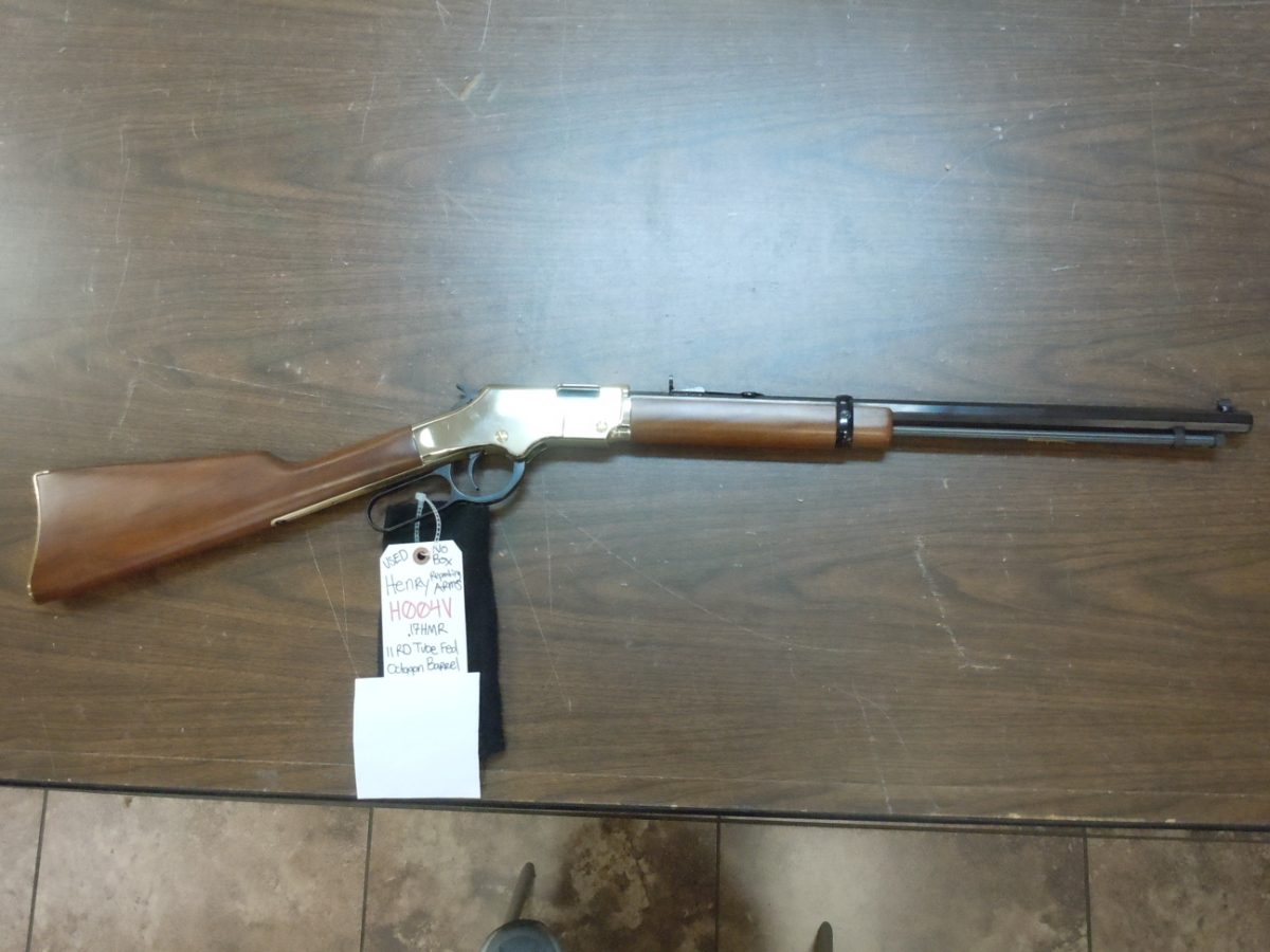 Henry Model H004 V 20" Octagon barrel Brass Receiver and butt plate ...