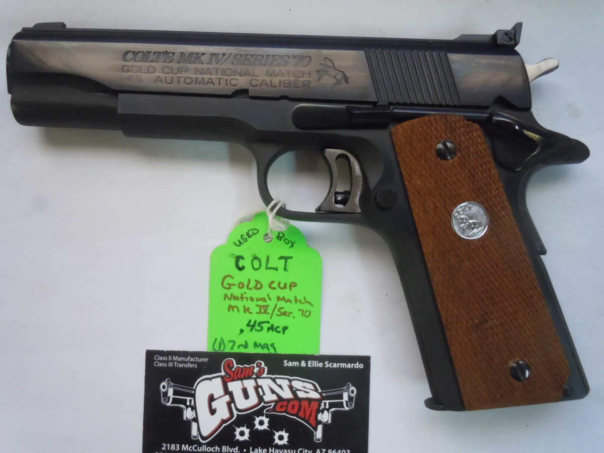 Colt Gold Cup National Match MKIV/Series 70 One 7 round Magazine ...