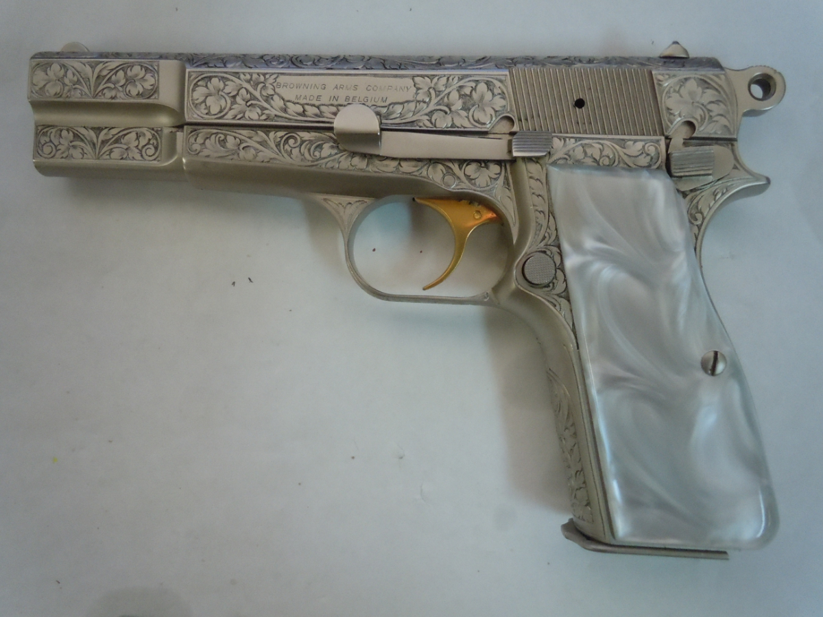 Mauser Hi-Power Renaissance Limited Edition 1969 Factory Engraved Made ...