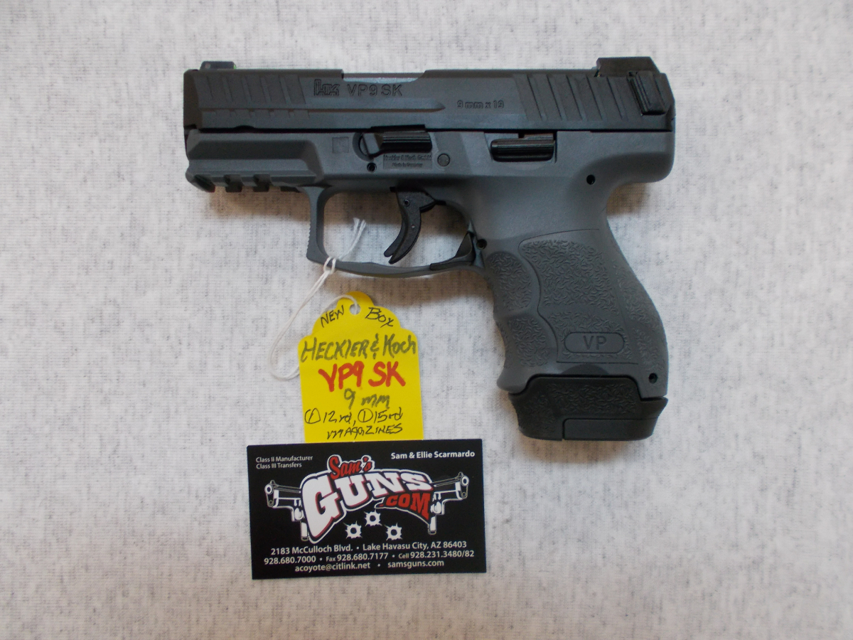 Heckler & Koch VP9 SK `Black & Grey` + two mags & front glow sight ...