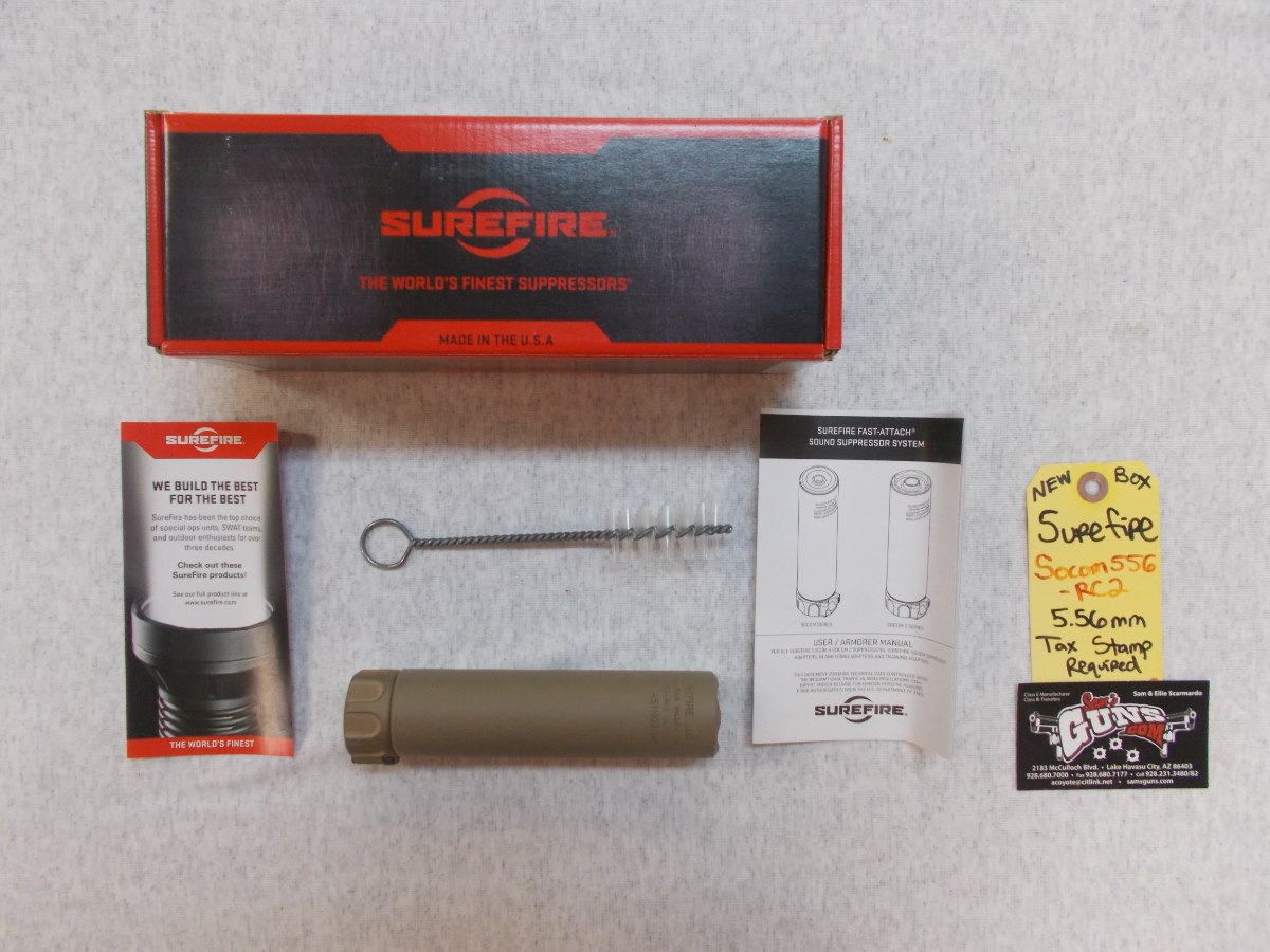 Surefire Socom 556 RC2 Suppressor 5.56mm NATO 17301916 - GunAuction.com