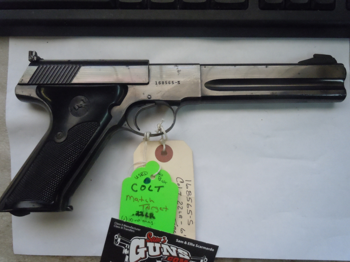 Colt Woodsman Match Target 3rd Series Dated 1956 One 10 round magazine ...