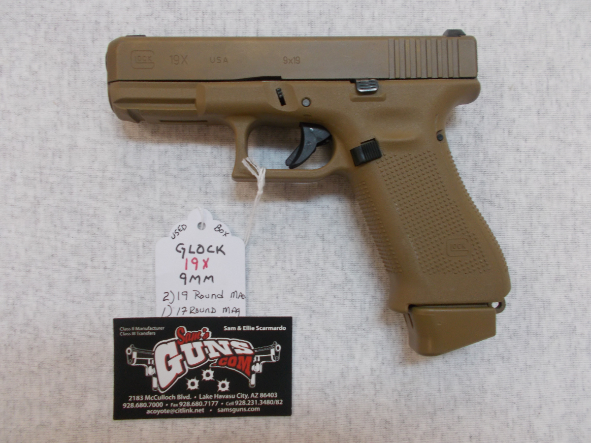 Glock Model 19X Gen 5 9mm w/ Three Mags (C4748-23) 9mm Luger 17312160 ...