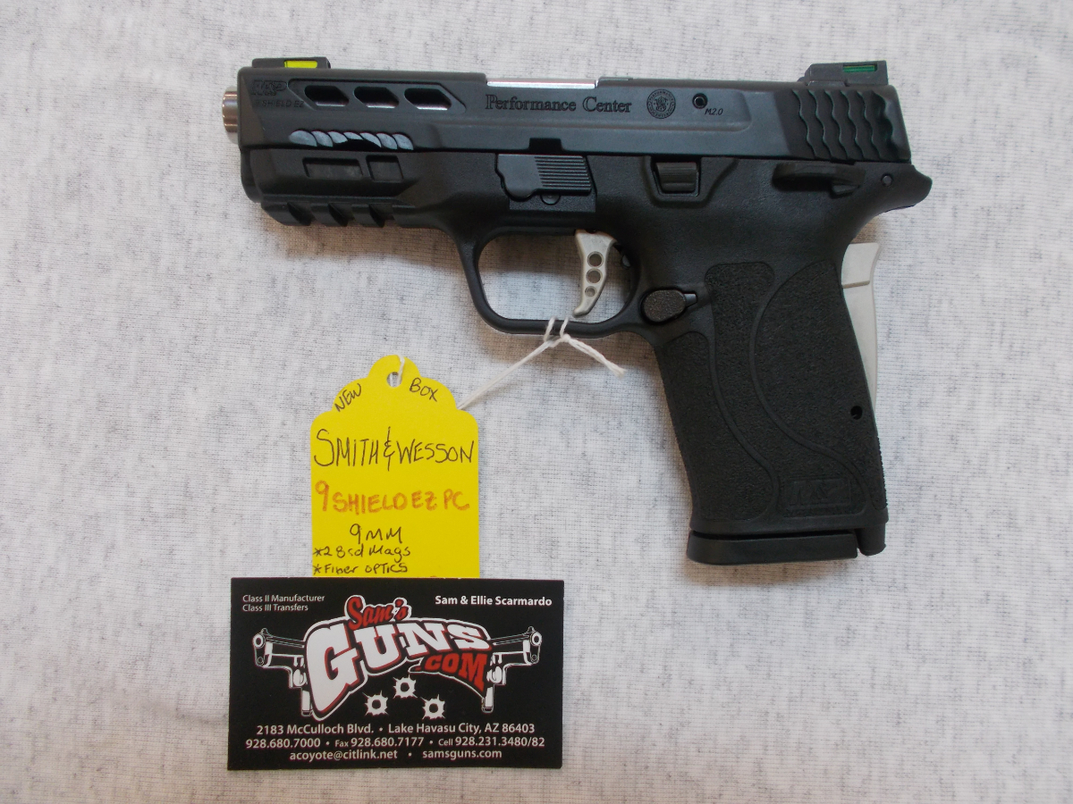 Smith & Wesson M&P Shield EZ Performance Center 9mm w/ Two 8-Round mags ...