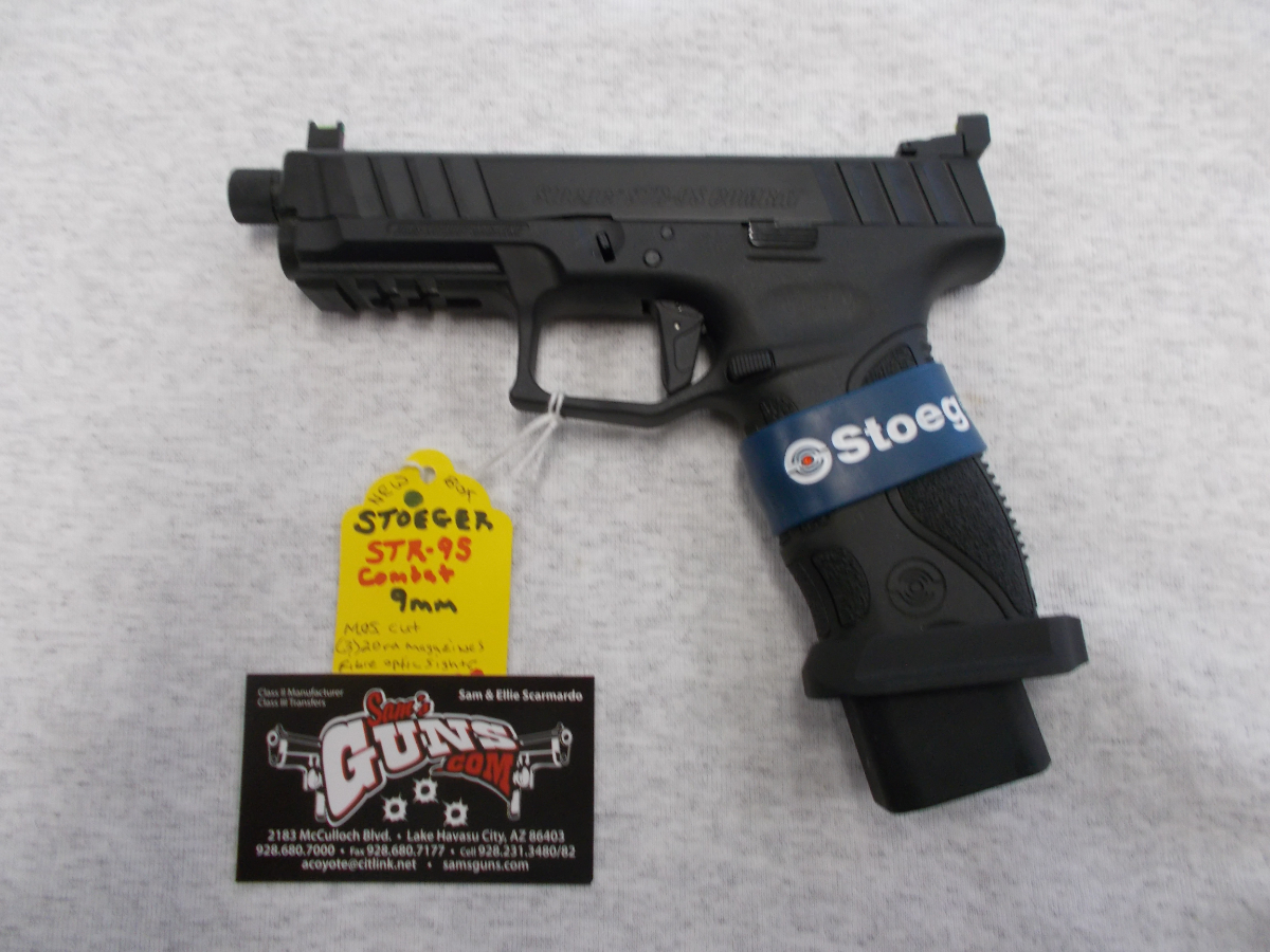 Stoeger STR-9S COMBAT w/ MOS cut, Fiber optic sights, three 20-Round ...