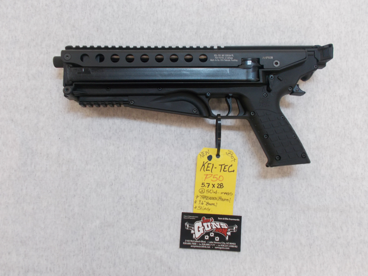 Kel-Tec P50 w/ two 50-Round Mags, Sling, & Threaded Barrel (C3979-22) 5 ...
