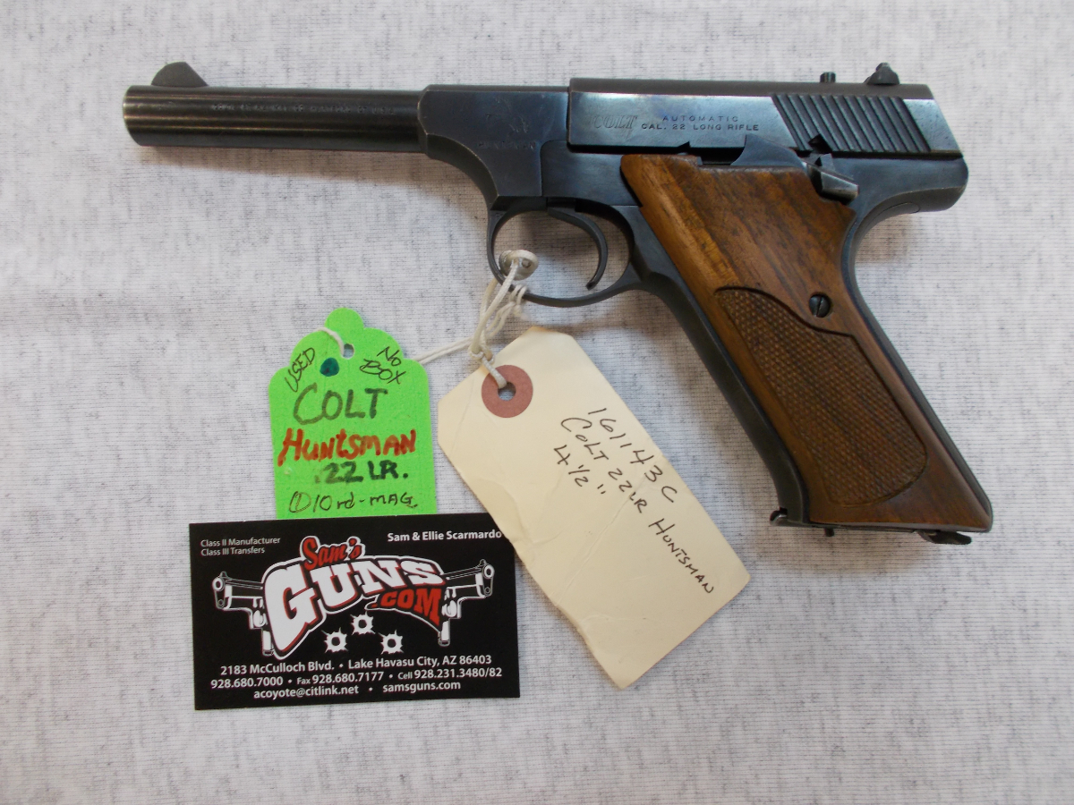 Colt Huntsman w/ 4-1/2" barrel & magazine (C4009-22) .22 LR 17326180 ...