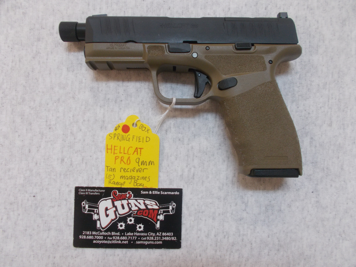 Springfield Armory Hellcat Pro 9mm two-toned Pistol w/ five Mags ...