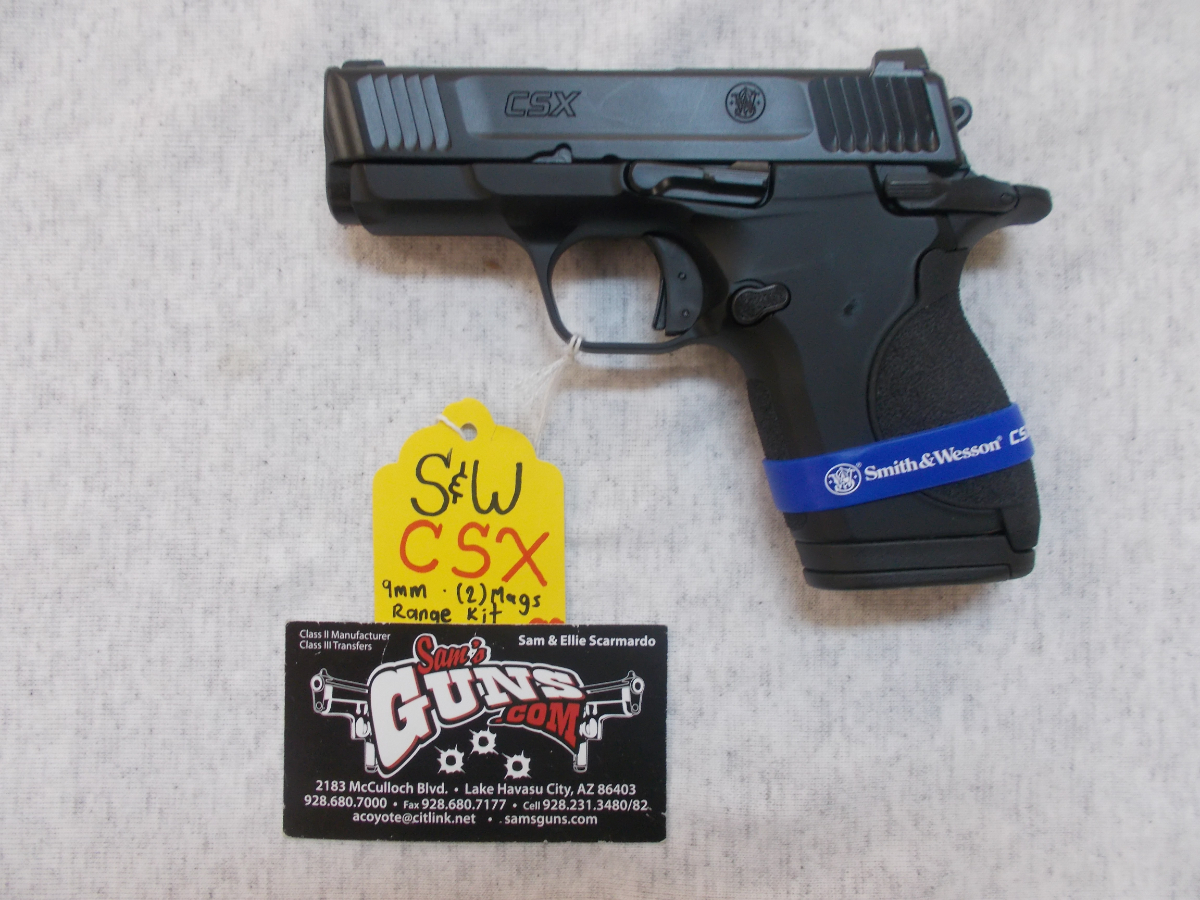 Smith & Wesson CSX 9mm Pistol w/ two mags & Range Kit (C4979-23) 9mm ...
