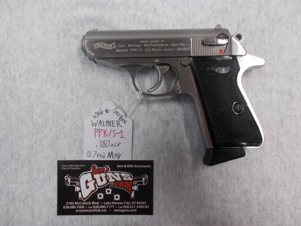 Walther PPK/S-1 w/ one 7-round magazine (C5200-24) .380 ACP 17347636 ...