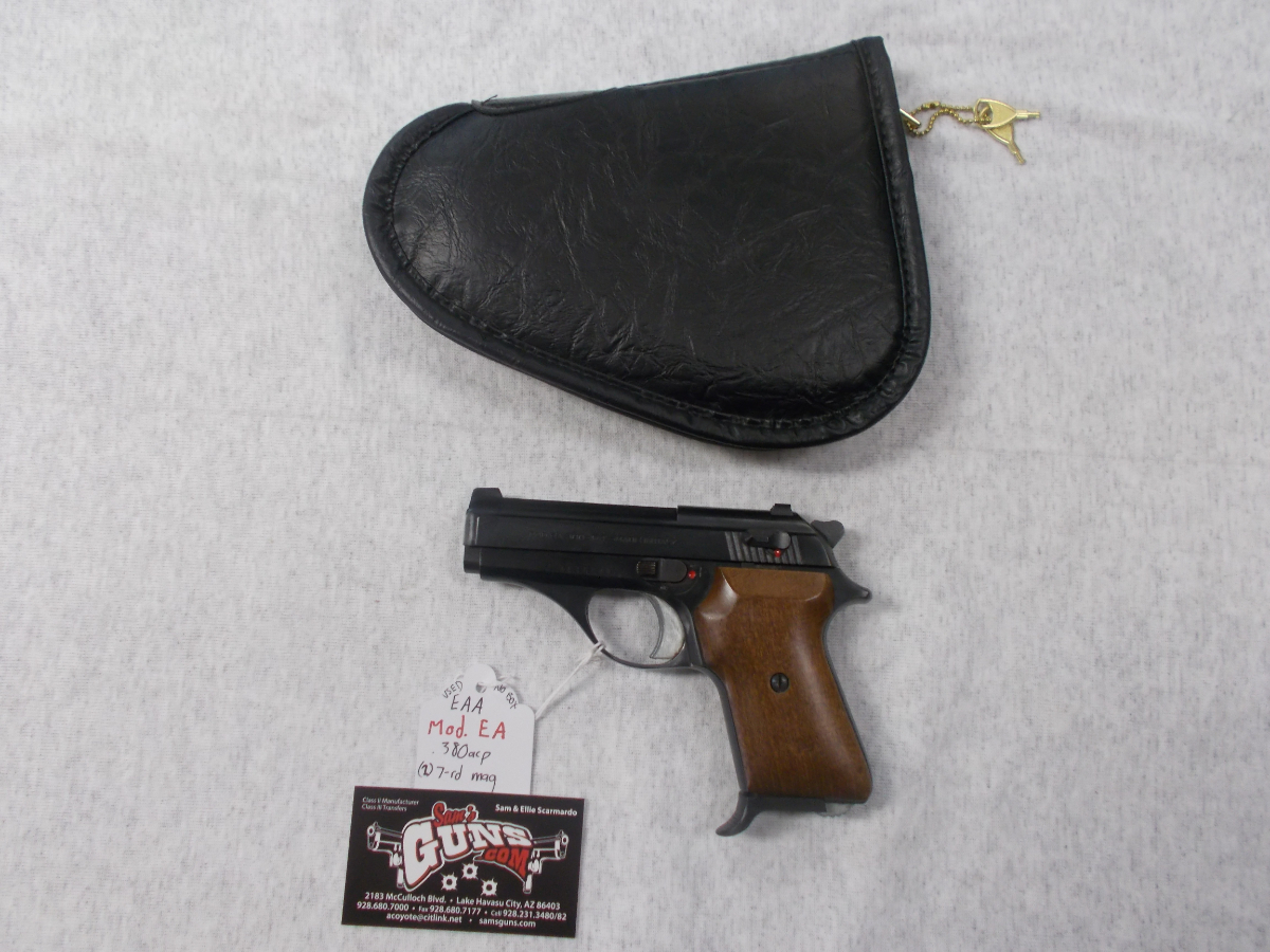 EAA Model EA380 .380acp Pistol w/ two 7-round mags & bag (C5328-24 ...