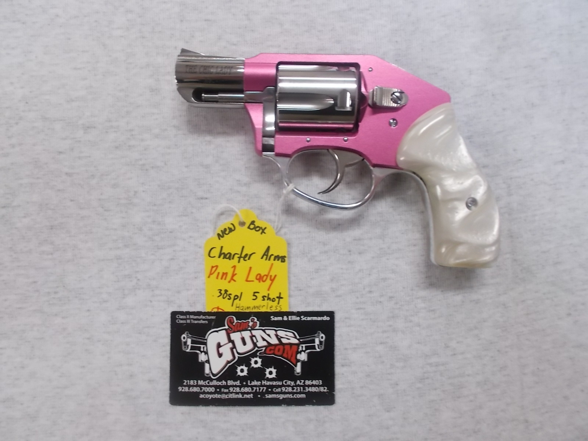 Charter Arms Pink Lady 5-shot .38spl revolver (C5425-24) .38 Special ...