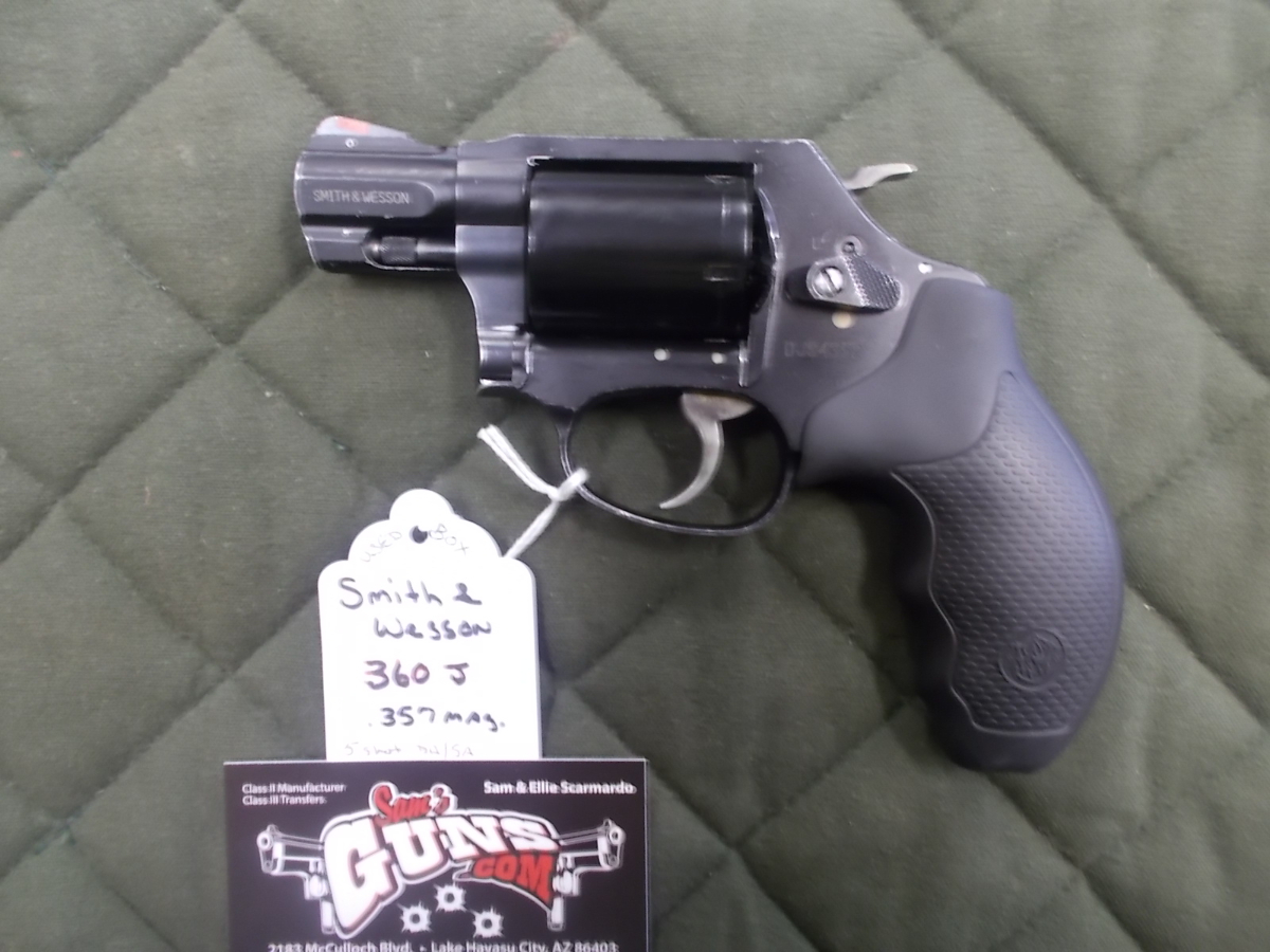 Smith & Wesson 360 J DA/SA 5-shot revolver (C0311-19) .357 Magnum 17371816 - GunAuction.com