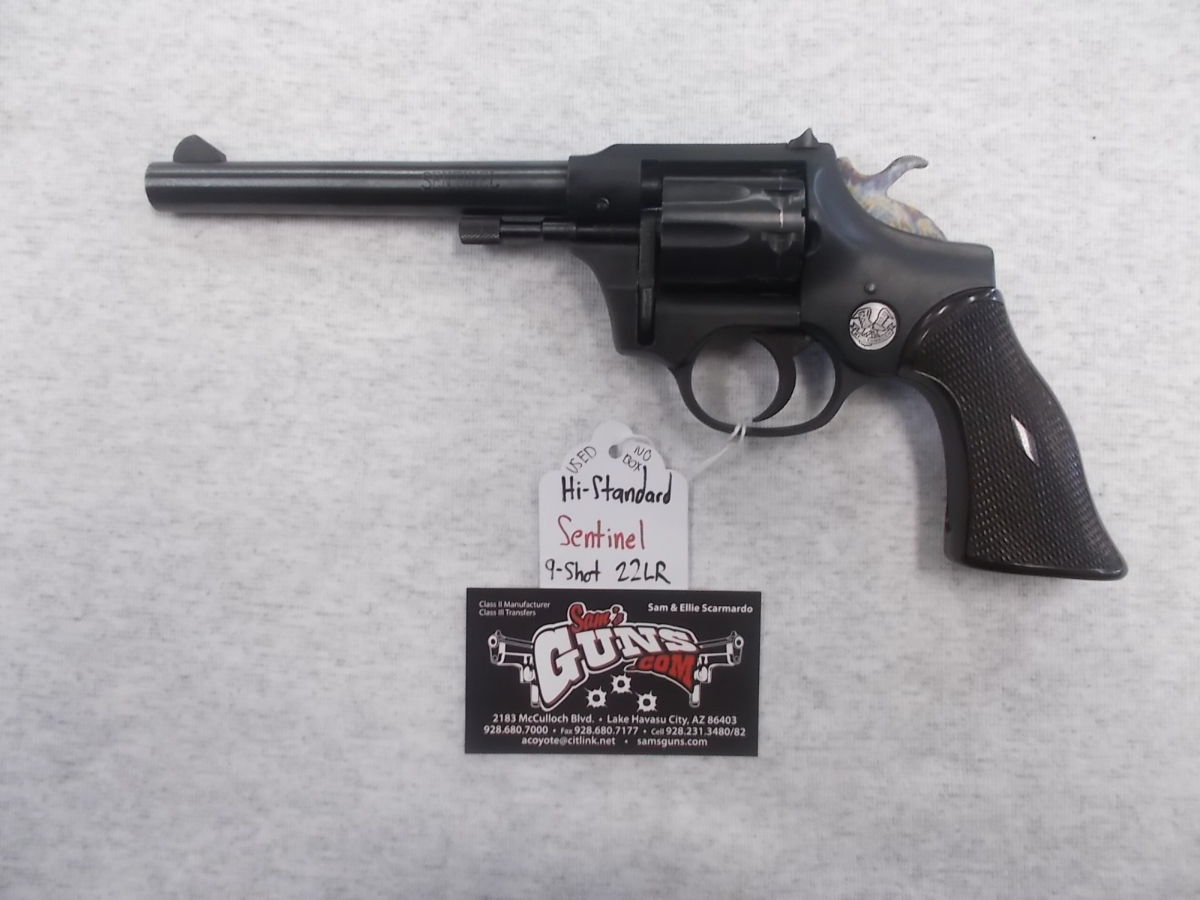 High Standard Sentinel 9-shot .22LR revolver (C5627-25) .22 LR 17374338 ...