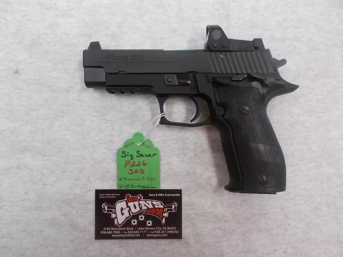SIG Sauer P226 RX Elite SAO w/ Romeo1 reddot (C5670-25) 9mm Luger ...