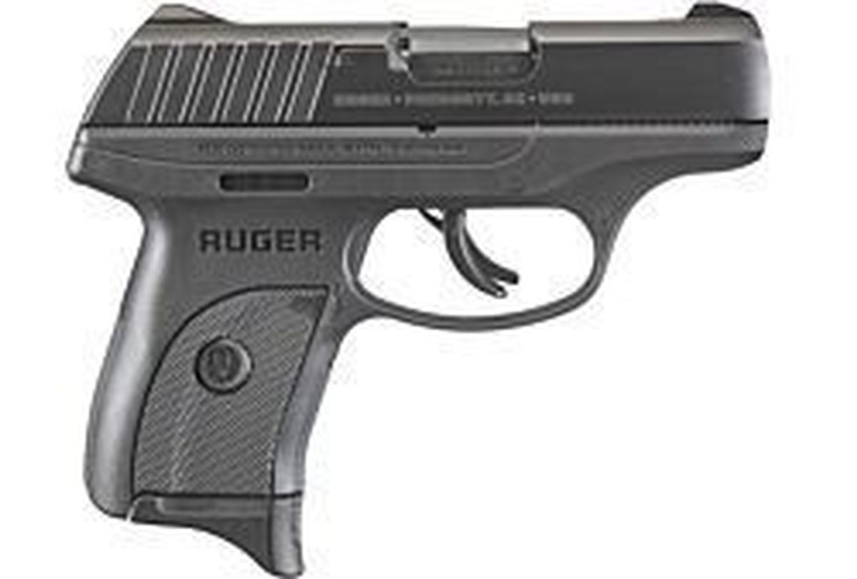 RUGER EC9S 9MM LUGER FIXED 7-S BLACK SLIDE/BLACK SYN FRAME 17162008 ...