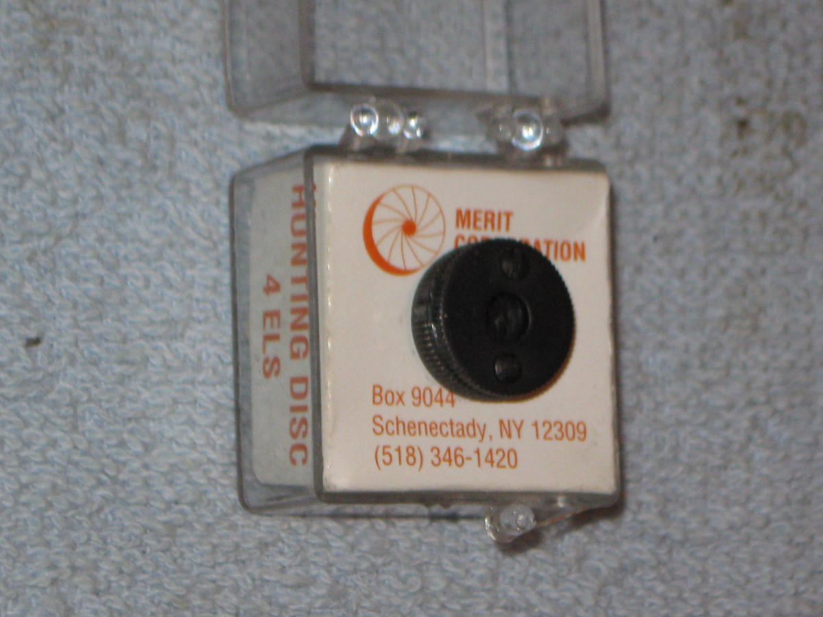 Merit Corporation Adjustable Iris Shutter Knurled Aperture (New) For ...