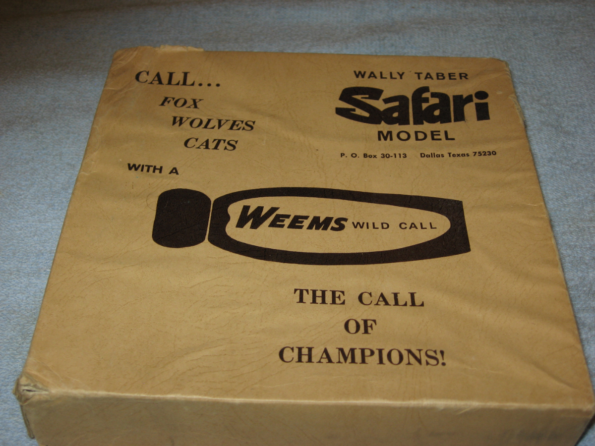 A. H. Fox WALLY TABER "SAFARI" MODEL FOX,WOLVES & CATS W/WEEMS WILD ...