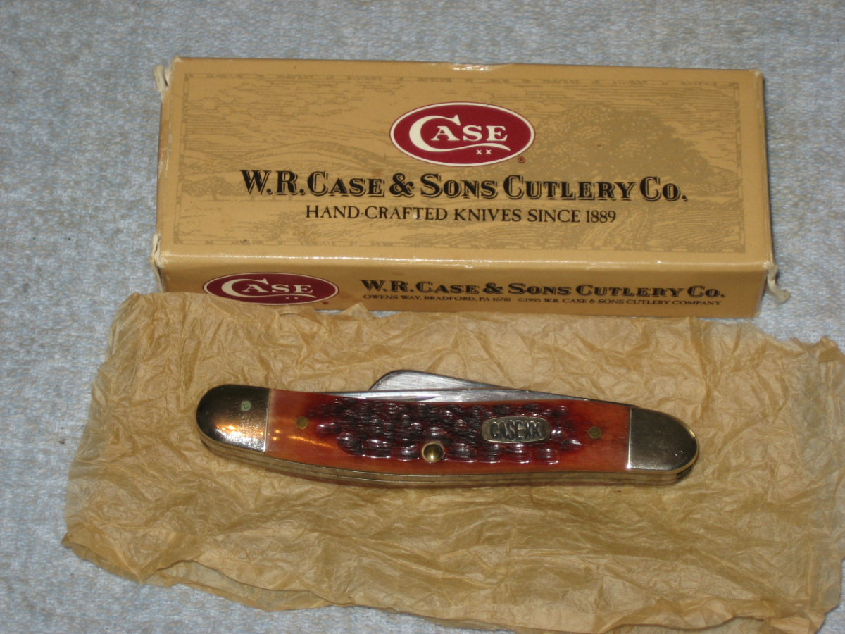 CASE MODEL 6318 SS JIGGED BONE 3 BLADE KNIFE (1993) NEW IN BOX 17043650 ...