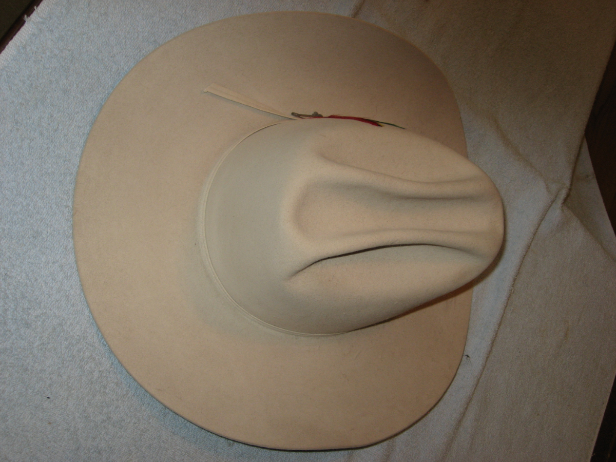 JOHN B. STETSON SILVER BELLY COLOR "RANCHER" HAT SIZE 7 1/2 17137993 ...