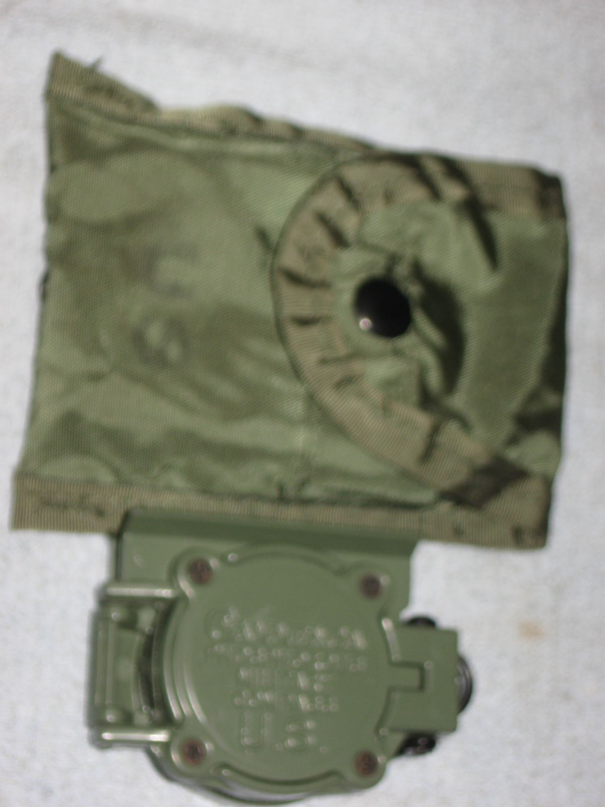 CAMMENGA U. S. PHOSPHOROUS MILITARY COMPASS W/CASE (3 096) NEW OLD ...