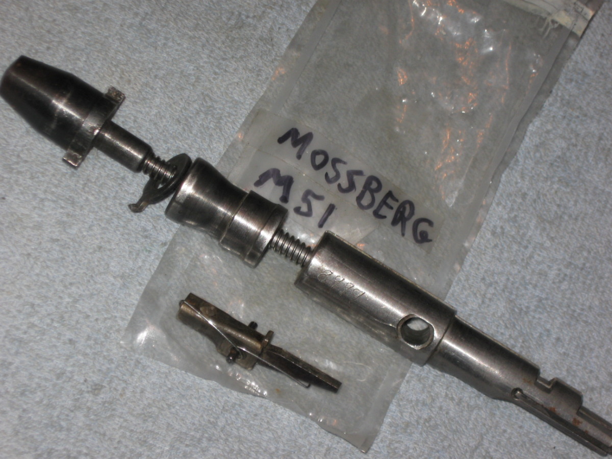 Mossberg MODELS 50, 51M(A), 51M(B) BOLT ASSEMBLY AND MAINSPRING CAP ...