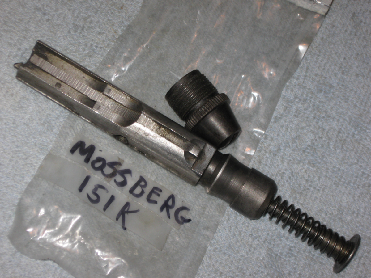 Mossberg MODEL 151K SEMI-AUTO BOLT ASSEMBLY AND BREECH PLUG CALIBER 22 ...