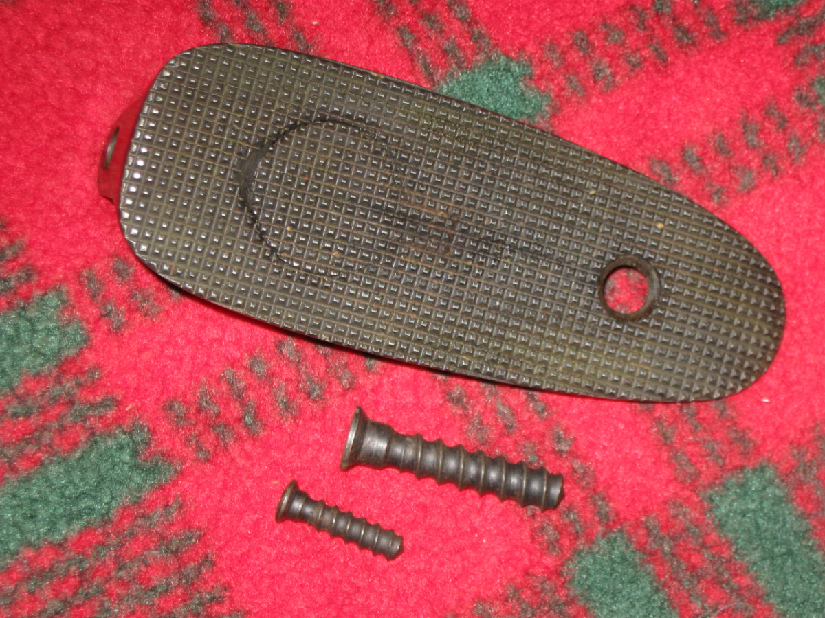 Springfield NATIONAL MATCH (NM) 1903A1 HEAVY CHECKERED BUTT PLATE 30-06 ...
