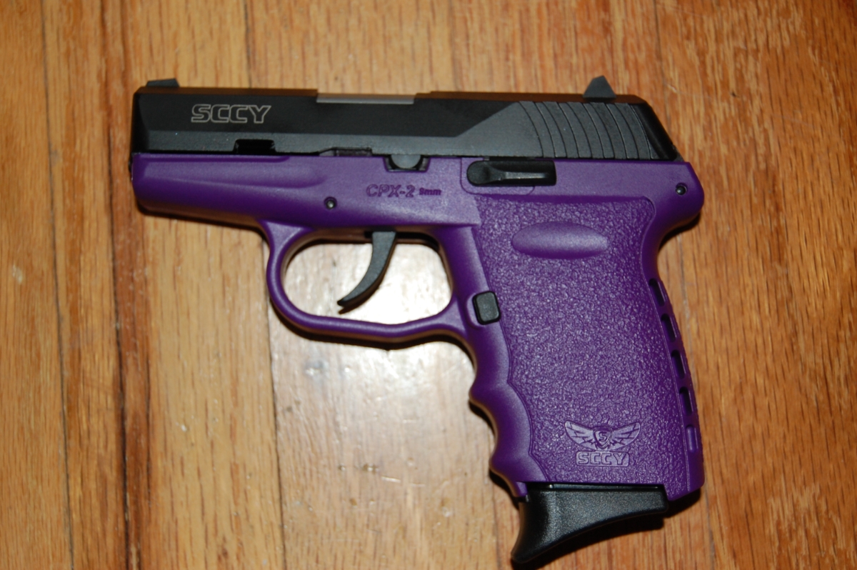 SCCY Industries NIB Purple & Black 9mm 9mm Luger 16922176 - GunAuction.com