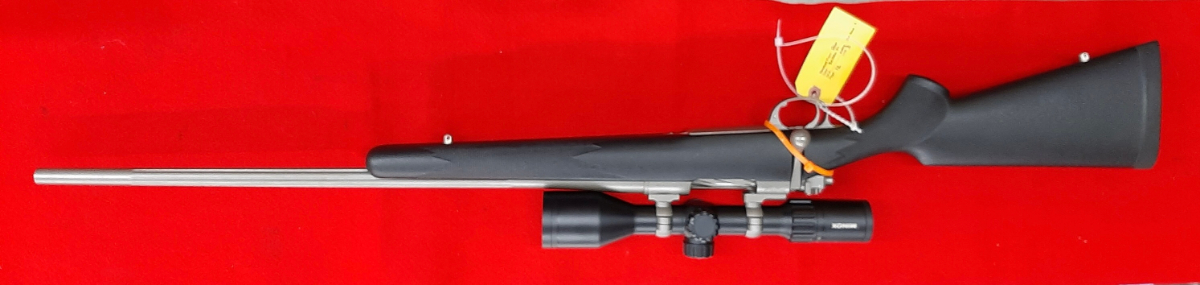 Lazzeroni Long Range Rifle with a 24" barrel and Minox 2-10 X 50 7.21 ...