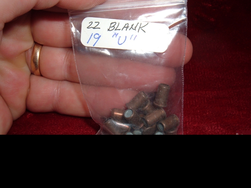 22 Blanks qty-19 U.headstamp .22 LR 10524803 - GunAuction.com