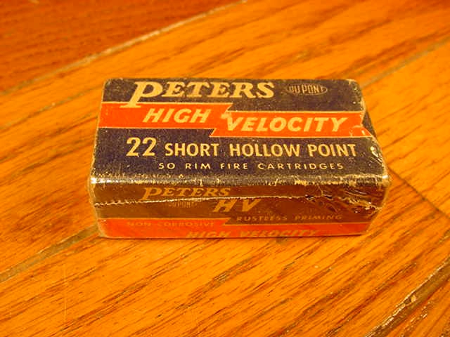 Box of Peters HV Rustless .22 Short Hollow Point .22 Short 16861891 ...