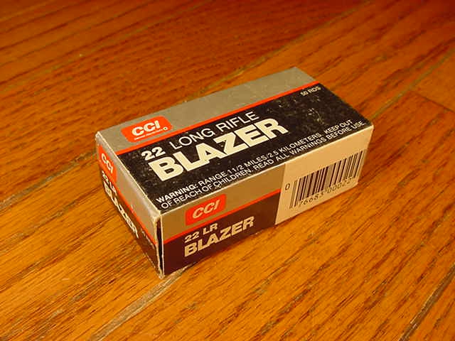 Pictures: Box of CCI Blazer .22 Long Rifle Lead Solid Point .22 Long ...