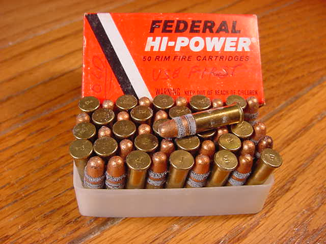 Pictures: Box of Federal Hi-Power .22 Long Rifle Plated Solid Point .22 ...