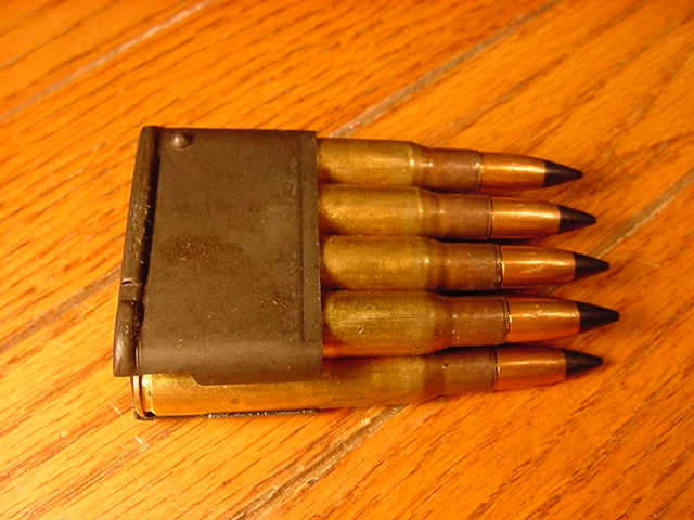 Springfield Armory Garand Clip of .30-06 Springfield Armor Piercing ...
