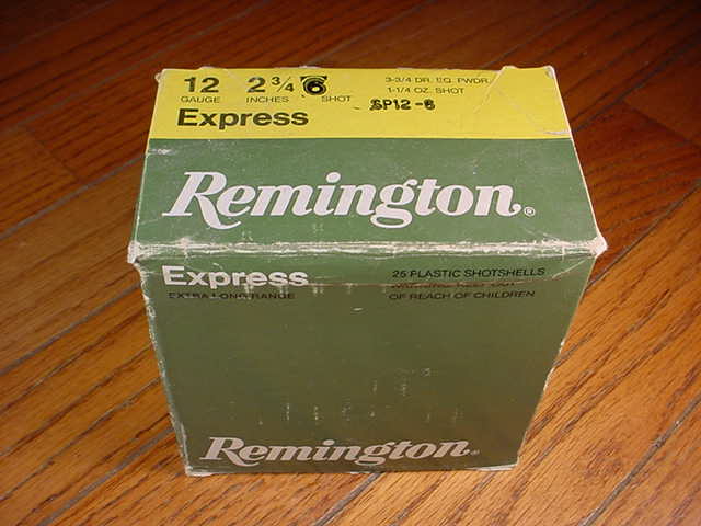 Box of Remington Express Power Piston 12 Gauge Number 6 Shot 17209903 ...